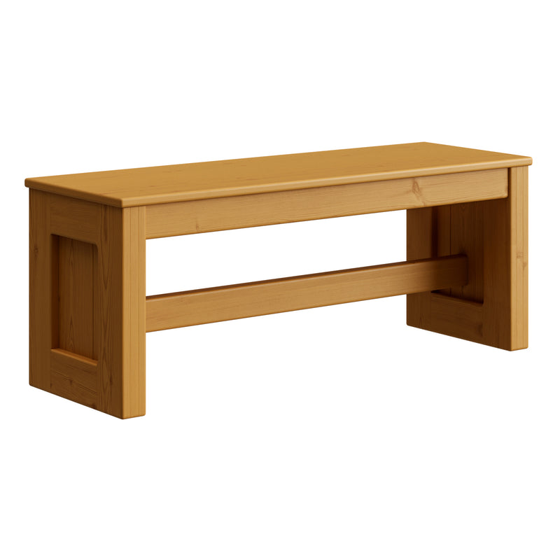 Bench, Wood Top, 43in, 63in, 81in wide – Crate Designs Furniture