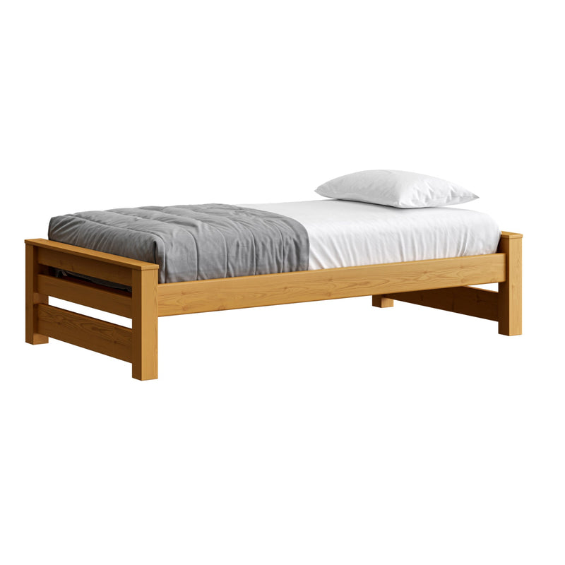 TimberFrame Low Profile Bed. Sizes up to Queen – Crate Designs Furniture