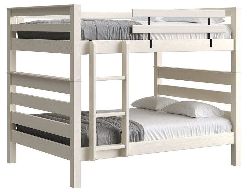 TimberFrame Bunk Bed - Queen Over Queen With Vertical Ladder – Crate ...